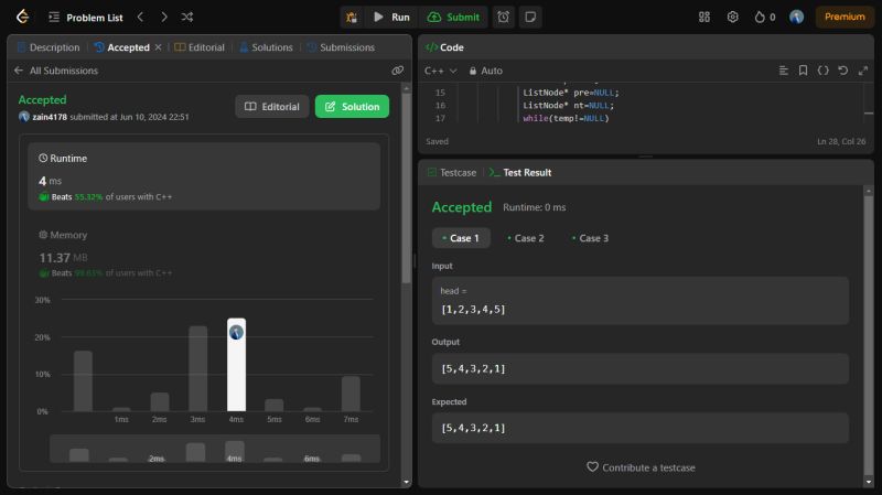 Solved another LeetCode problem! | Zain ul Abedin posted on the topic ... Solved another LeetCode problem! | Zain ul Abedin posted on the topic ...