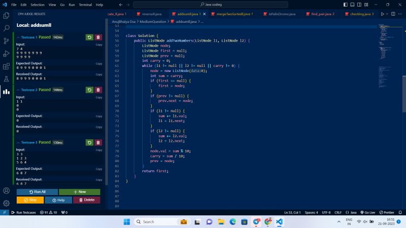 How to Add Two Numbers as Lists in Java | Ravi Shankar Kumar posted on ... How to Add Two Numbers as Lists in Java | Ravi Shankar Kumar posted on ...