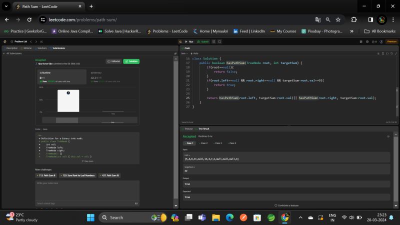 Ajay Kumar Ojha on LinkedIn: #leetcode #pathsum #problemsolving # ... Ajay Kumar Ojha on LinkedIn: #leetcode #pathsum #problemsolving # ...