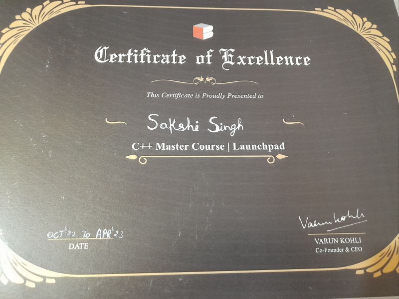 Sakshi Singh on LinkedIn: #coding Sakshi Singh on LinkedIn: #coding