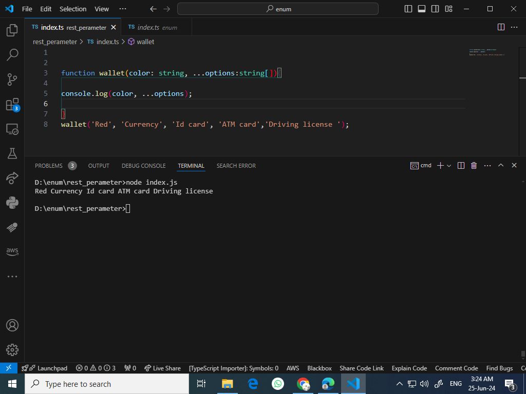 Muhammad Javed on LinkedIn: Understanding of rest parameter in ... Muhammad Javed on LinkedIn: Understanding of rest parameter in ...