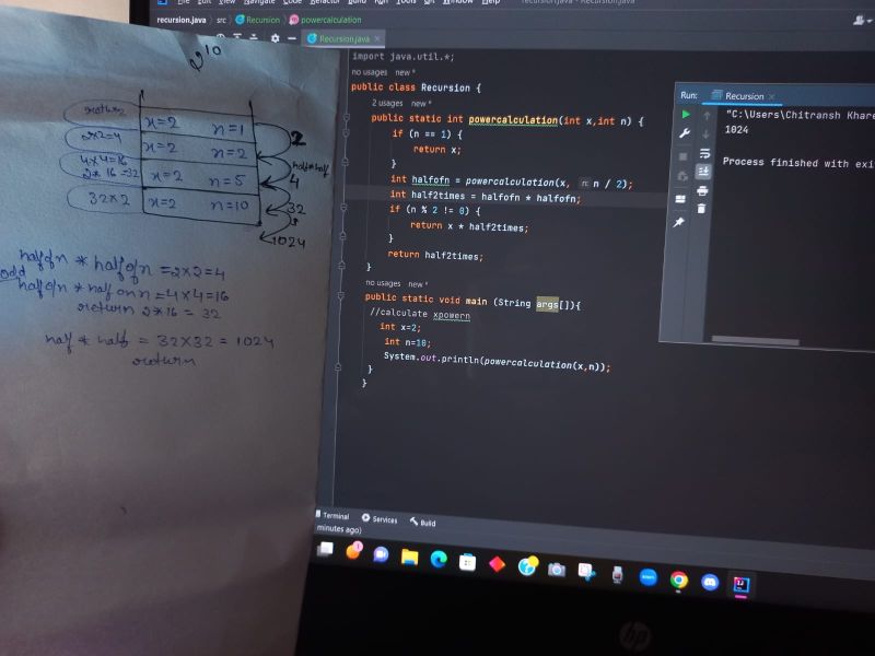 Recursion for exponents calculation | Himanshi Khare posted on the ... Recursion for exponents calculation | Himanshi Khare posted on the ...