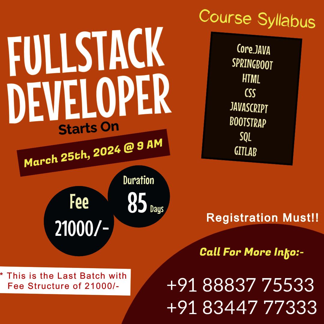 Payilagam . on LinkedIn: #payilagam #java #javafullstack #javaclassroom ... Payilagam . on LinkedIn: #payilagam #java #javafullstack #javaclassroom ...