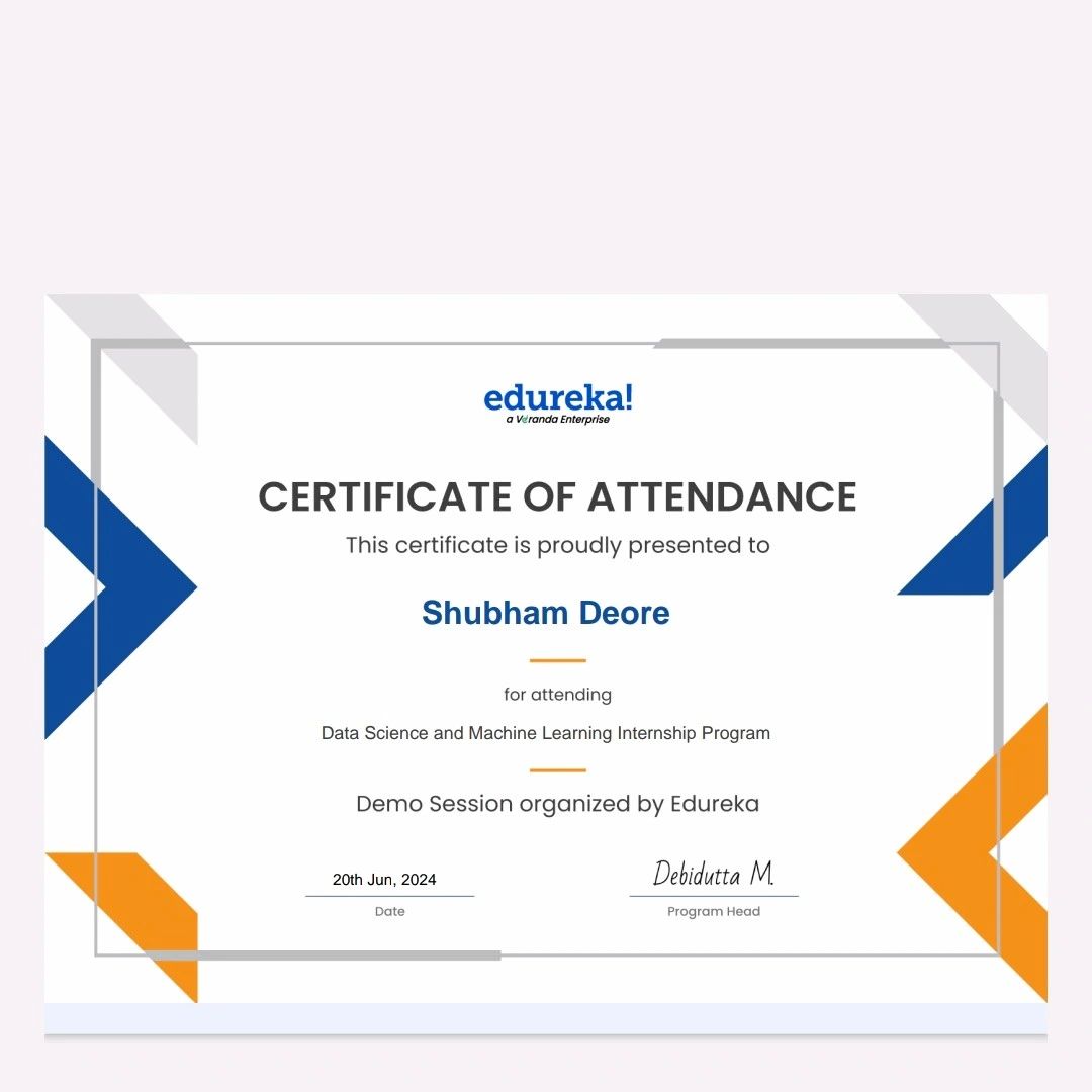 Shubham Deore on LinkedIn: #edureka #datascience #edureka #innovation # ... Shubham Deore on LinkedIn: #edureka #datascience #edureka #innovation # ...