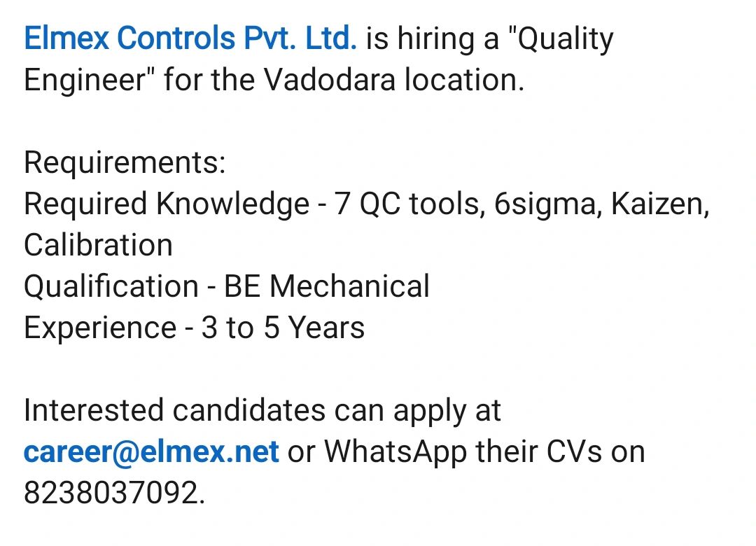 Pratik Khairnar ☑ on LinkedIn: Follow Pratik Khairnar ☑ for more job ... Pratik Khairnar ☑ on LinkedIn: Follow Pratik Khairnar ☑ for more job ...