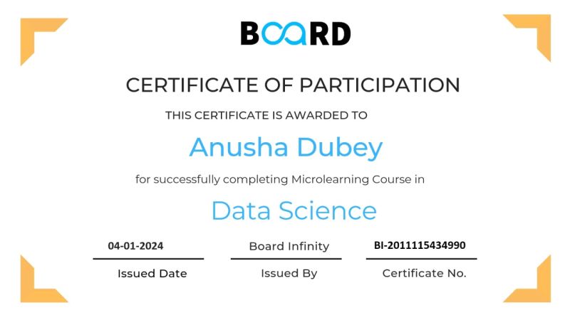 Anusha Dubey on LinkedIn: #datascience #boardinfinity #microlearning # ... Anusha Dubey on LinkedIn: #datascience #boardinfinity #microlearning # ...