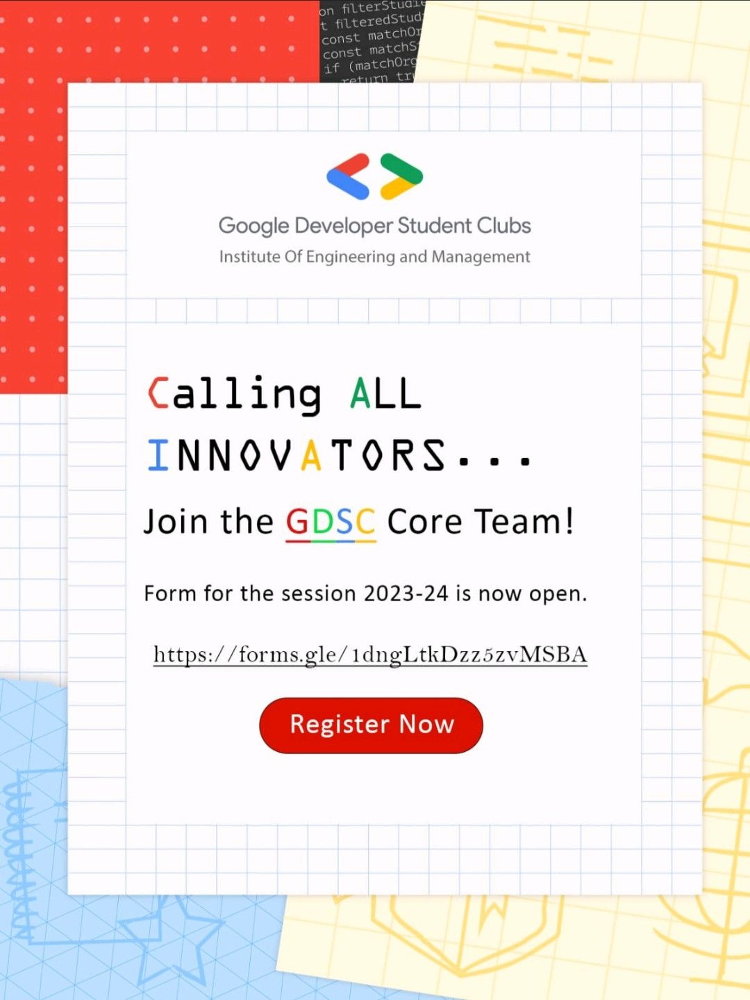 Google Developer Student Clubs IEM on LinkedIn: Greetings from GDSC IEM ... Google Developer Student Clubs IEM on LinkedIn: Greetings from GDSC IEM ...