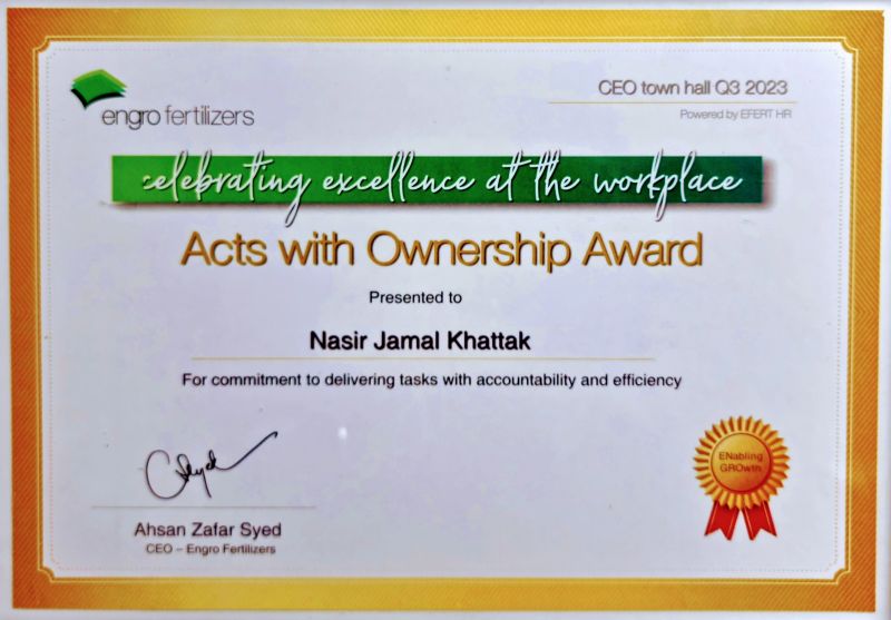 Nasir Jamal Khattak on LinkedIn: Honored & Humbled receiving Nasir Jamal Khattak on LinkedIn: Honored & Humbled receiving