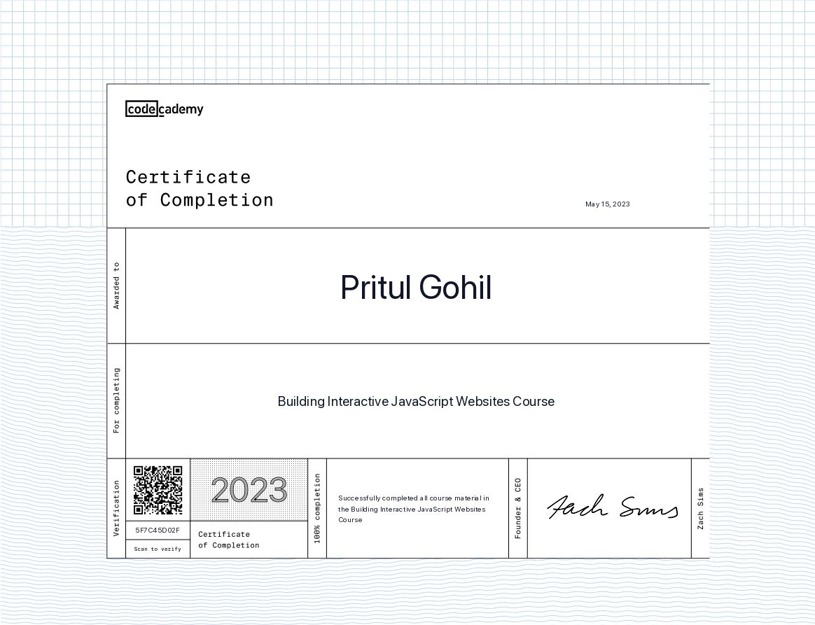 Pritul Gohil on LinkedIn: I’m happy to share that I’ve obtained a new ... Pritul Gohil on LinkedIn: I’m happy to share that I’ve obtained a new ...