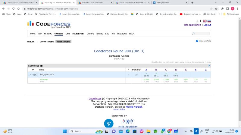 Ayush Baluni on LinkedIn: #codeforces #coding Ayush Baluni on LinkedIn: #codeforces #coding