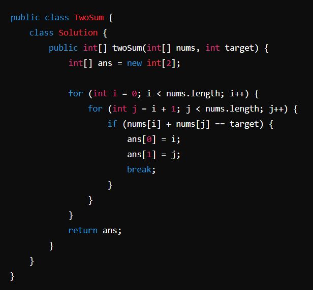 Yash Kasat on LinkedIn: #leetcode #twosum #javaprogramming #algorithms ... Yash Kasat on LinkedIn: #leetcode #twosum #javaprogramming #algorithms ...