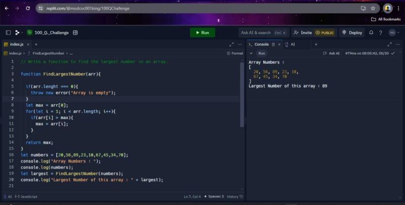 Rakesh Dey on LinkedIn: #100daysofcode #javascript #coding #programming ... Rakesh Dey on LinkedIn: #100daysofcode #javascript #coding #programming ...