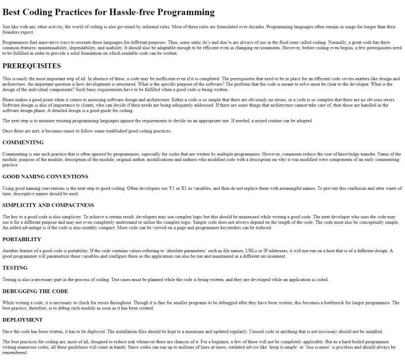 Lakshay Hasija on LinkedIn: Creating Blog Page using HTML only [ FOR ... Lakshay Hasija on LinkedIn: Creating Blog Page using HTML only [ FOR ...