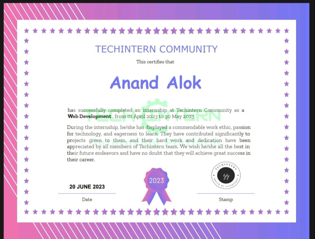 Anand Alok on LinkedIn: #connections #internship Anand Alok on LinkedIn: #connections #internship
