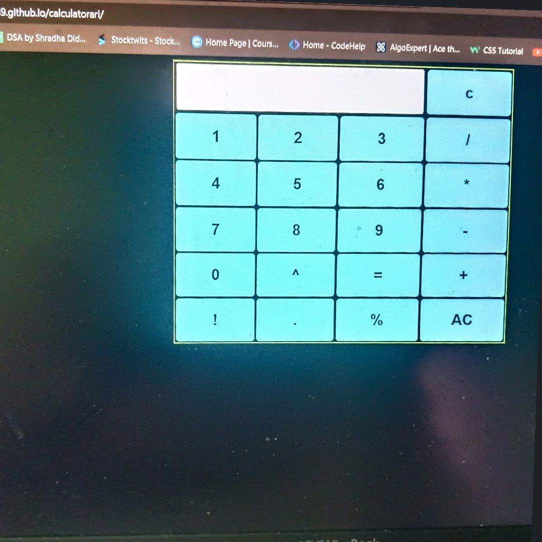 Aritra Sharma on LinkedIn: simple calculator using html,css and ... Aritra Sharma on LinkedIn: simple calculator using html,css and ...