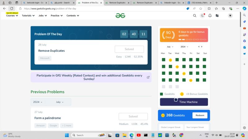 Neha Kumari on LinkedIn: #geekstreak2024 #geekstreak2024 # ... Neha Kumari on LinkedIn: #geekstreak2024 #geekstreak2024 # ...