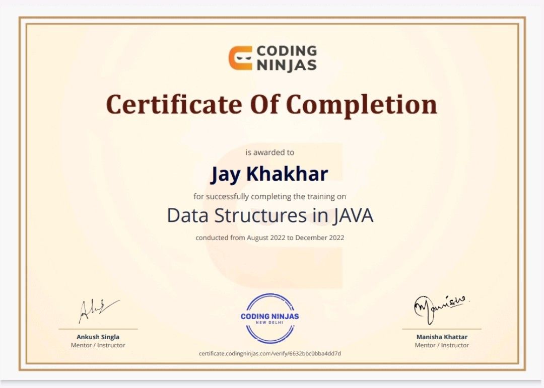 Jay Khakhar on LinkedIn: #coding #datastructures #algorithms # ... Jay Khakhar on LinkedIn: #coding #datastructures #algorithms # ...
