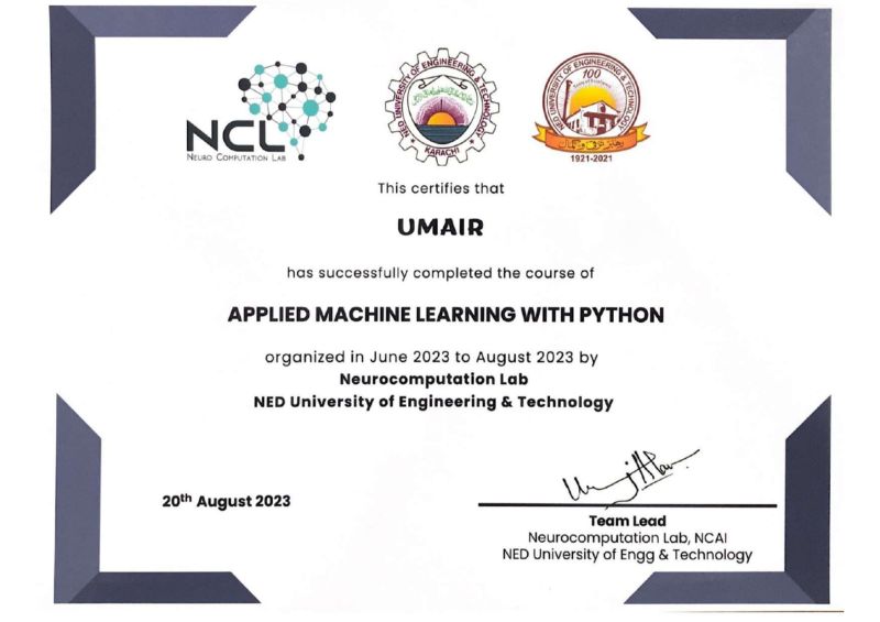 Umair Lafir on LinkedIn: #machinelearning #deeplearning #newbeginnings ... Umair Lafir on LinkedIn: #machinelearning #deeplearning #newbeginnings ...