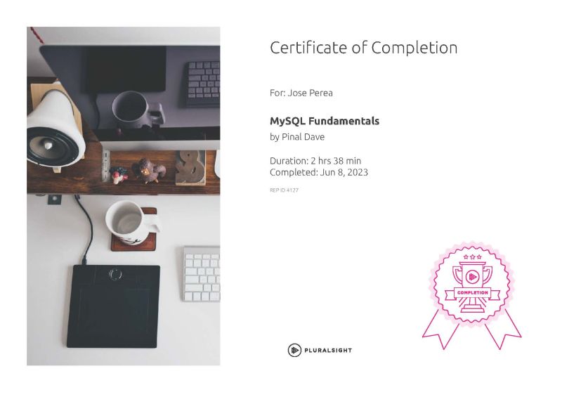 Jose Perea on LinkedIn: #mysql #pluralsight #sql Jose Perea on LinkedIn: #mysql #pluralsight #sql