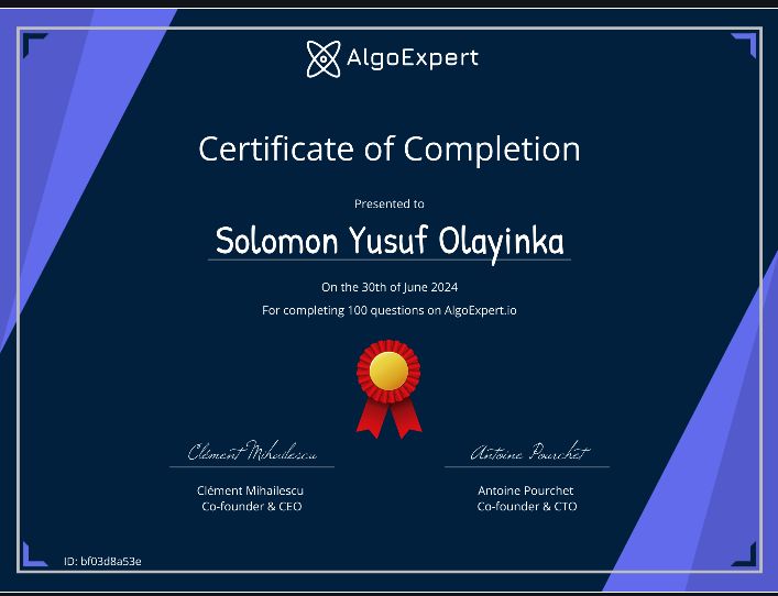 Solomon Yusuf on LinkedIn: Congratulations to myself, on this ... Solomon Yusuf on LinkedIn: Congratulations to myself, on this ...