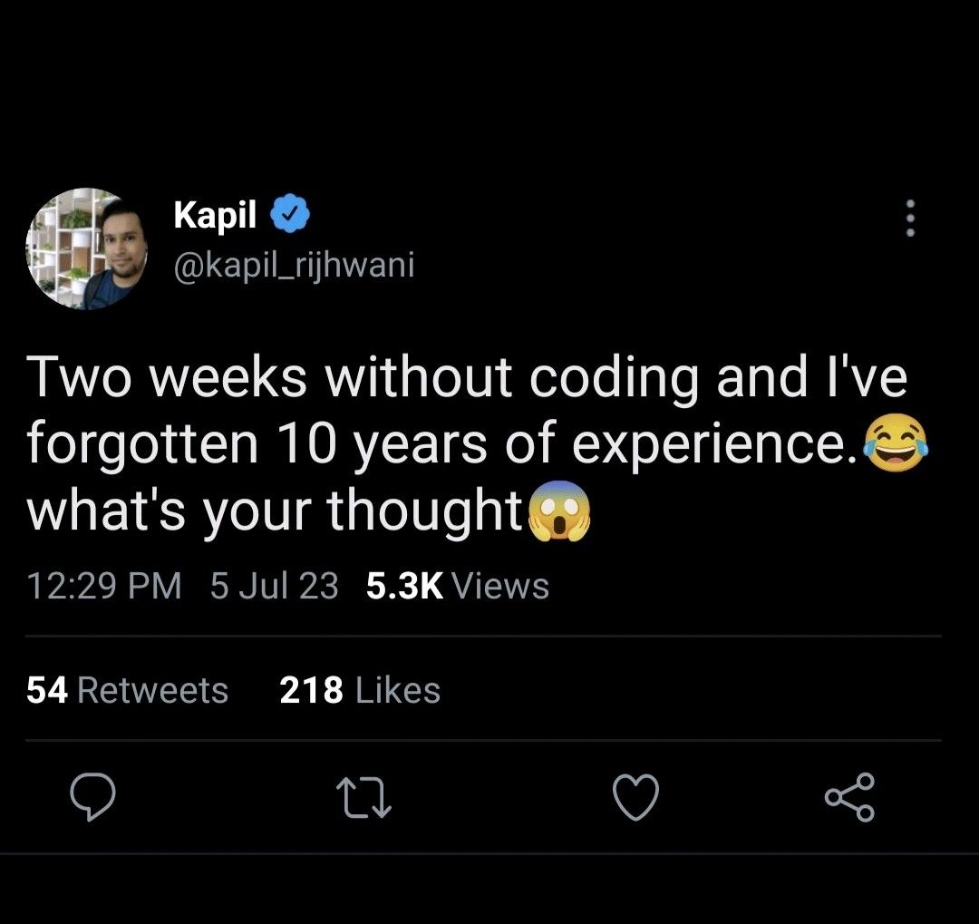 Aditi Kanojiya on LinkedIn: #coding #softwaredevelopment #vacation Aditi Kanojiya on LinkedIn: #coding #softwaredevelopment #vacation