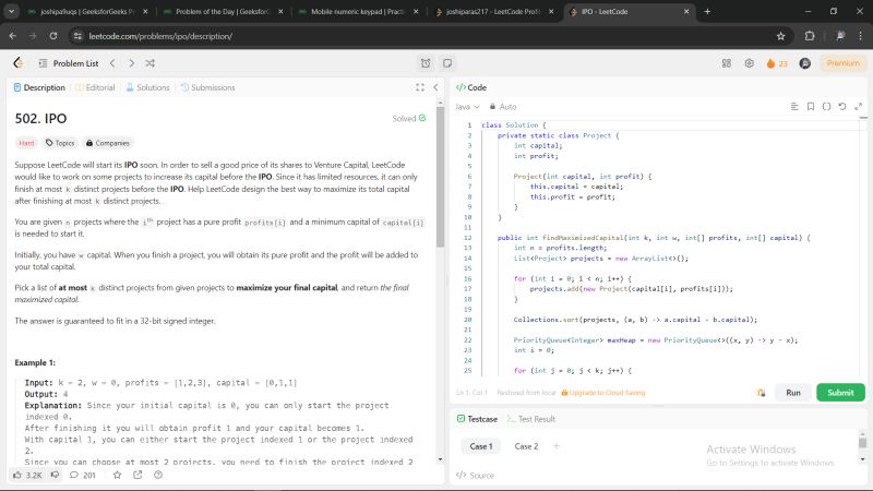 Paras Joshi on LinkedIn: #java #leetcode #geeksforgeeks #problemsolving ... Paras Joshi on LinkedIn: #java #leetcode #geeksforgeeks #problemsolving ...