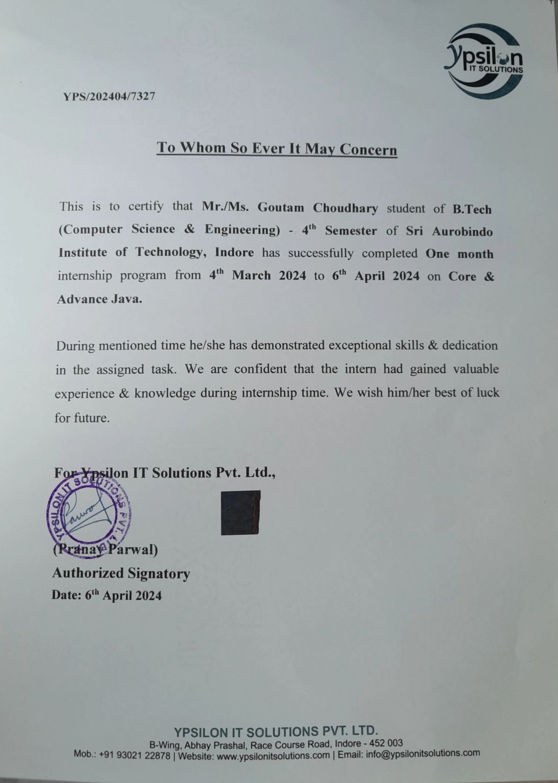 Goutam Choudhary on LinkedIn: #java #corejava #advancedjava #internship ... Goutam Choudhary on LinkedIn: #java #corejava #advancedjava #internship ...