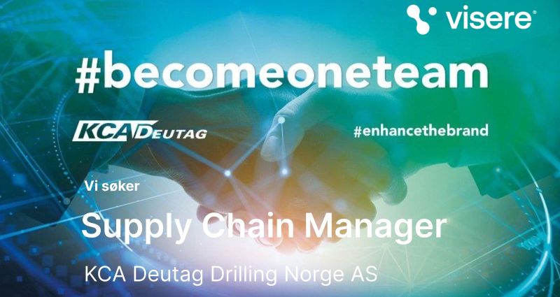 Visere on LinkedIn: Supply Chain Manager - KCA Deutag Drilling Norge AS ... Visere on LinkedIn: Supply Chain Manager - KCA Deutag Drilling Norge AS ...