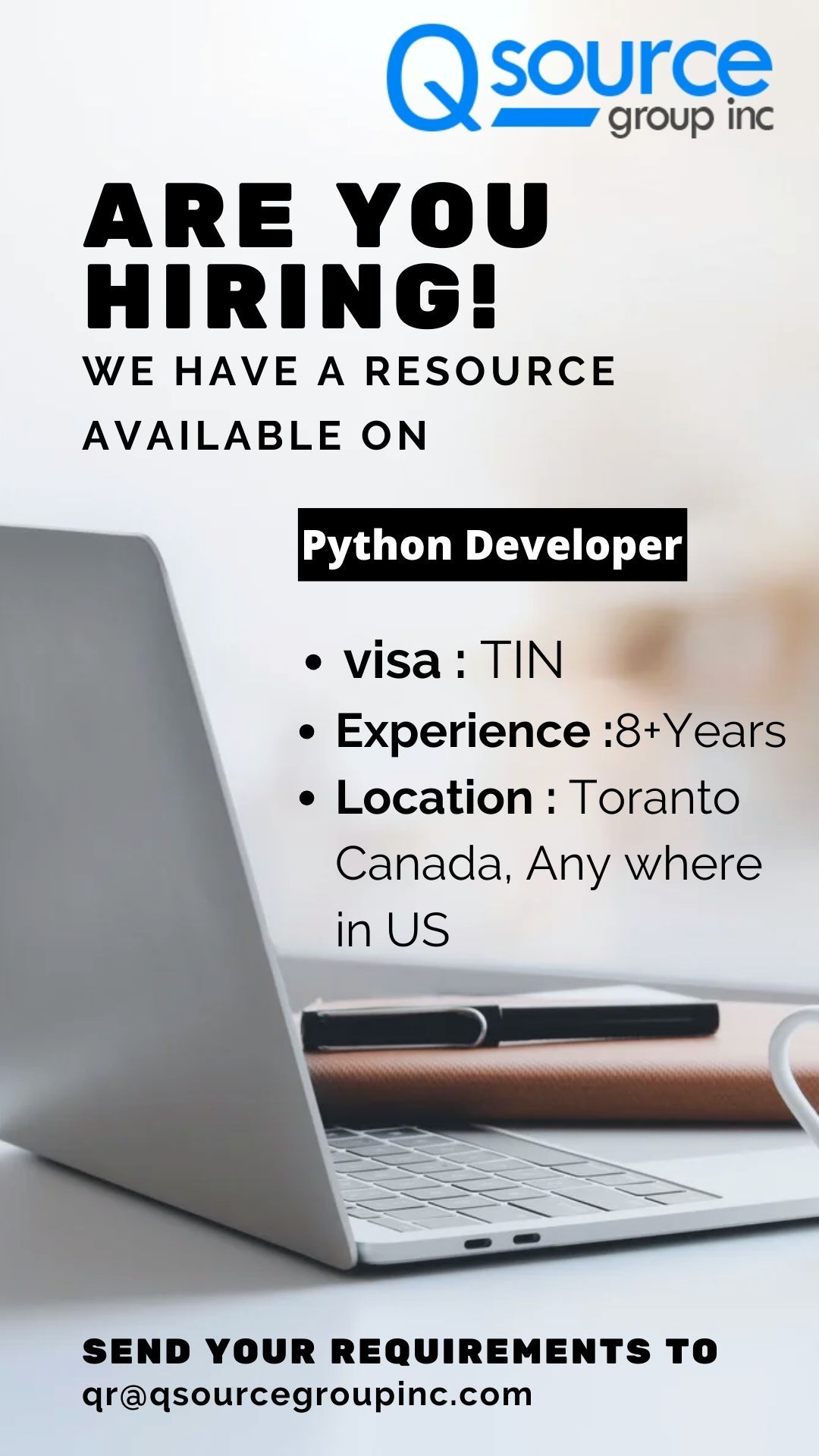 QSource Group Inc. on LinkedIn: #python #pythondeveloper #coding #java ... QSource Group Inc. on LinkedIn: #python #pythondeveloper #coding #java ...
