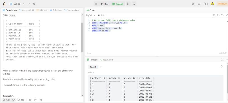 Mayank Khare on LinkedIn: #sql #leetcode #learningjourney #techskills # ... Mayank Khare on LinkedIn: #sql #leetcode #learningjourney #techskills # ...