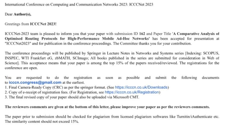Mohd Mohsin on LinkedIn: #iccnet2023 Mohd Mohsin on LinkedIn: #iccnet2023