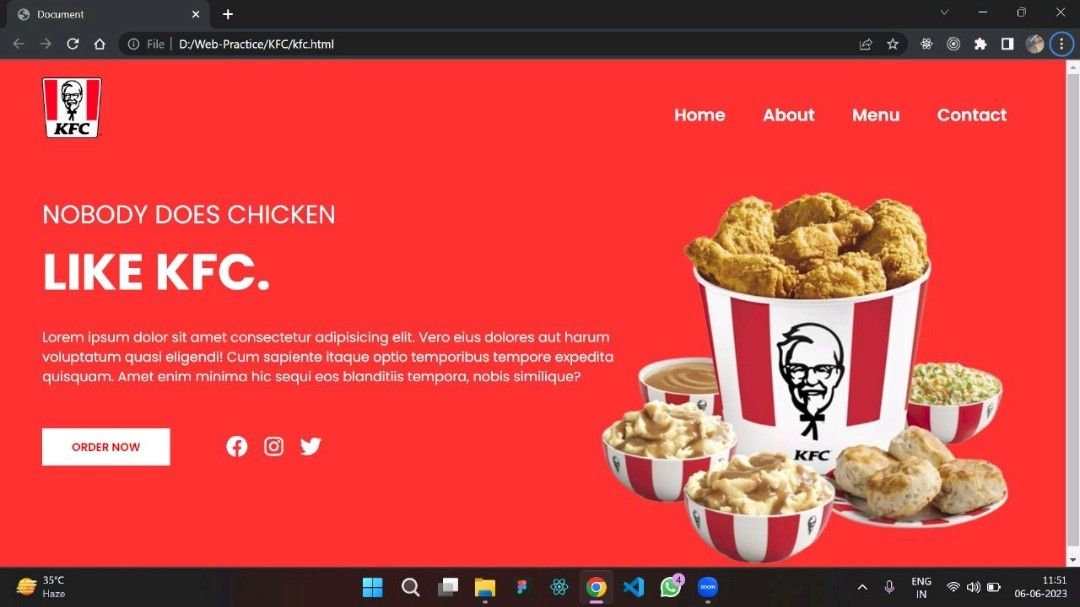 Deepanshu Kushwaha on LinkedIn: #kfc #html #css3 Deepanshu Kushwaha on LinkedIn: #kfc #html #css3