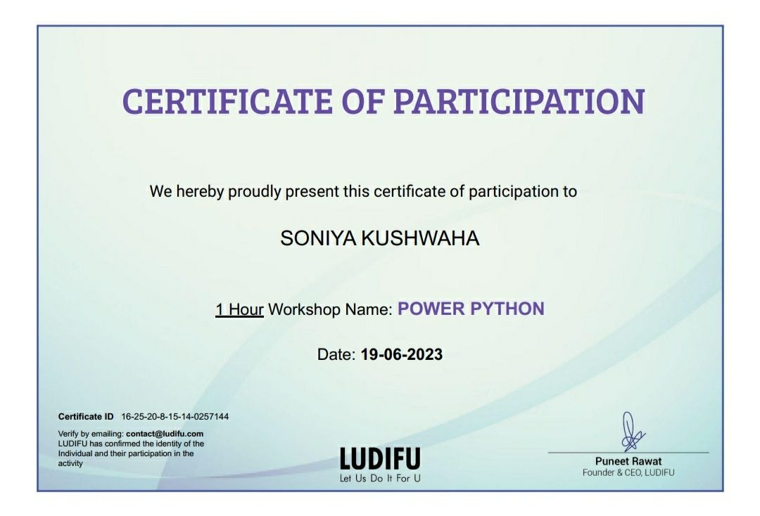 soniya thakur on LinkedIn: #pythonprogramming #ludifu soniya thakur on LinkedIn: #pythonprogramming #ludifu