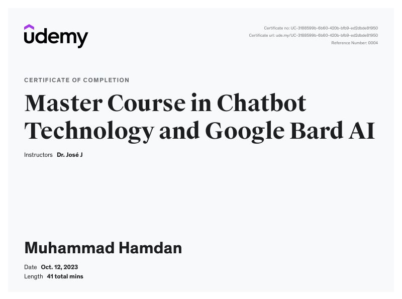 Muhammad Hamdan on LinkedIn: Hey Folks, I just completed Master Course ... Muhammad Hamdan on LinkedIn: Hey Folks, I just completed Master Course ...