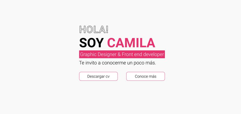 Camila Pletscher en LinkedIn: #reactjs #javascript #css #html5 Camila Pletscher en LinkedIn: #reactjs #javascript #css #html5