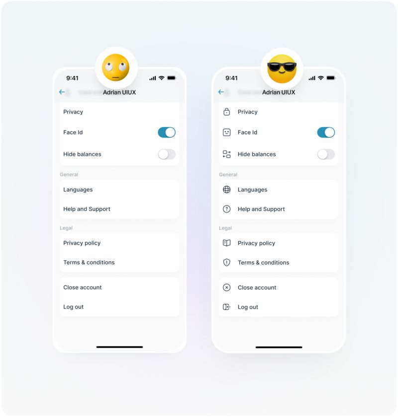 Adrian Kuleszo on LinkedIn: Design tip: Add icons to your settings ... Adrian Kuleszo on LinkedIn: Design tip: Add icons to your settings ...