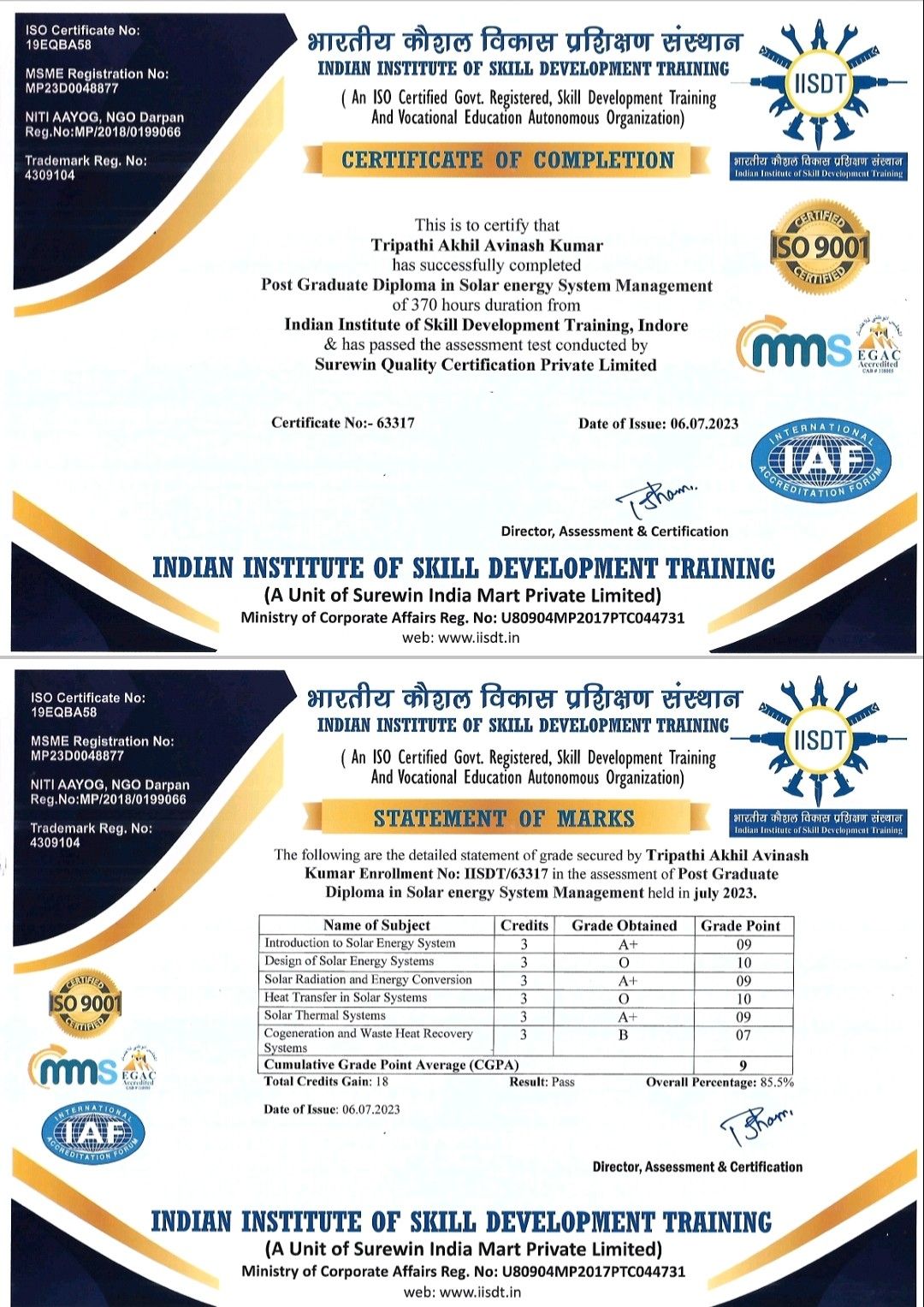 AKHIL TRIPATHI on LinkedIn: #management #pgdmcourse #solarenergy #iisdt ... AKHIL TRIPATHI on LinkedIn: #management #pgdmcourse #solarenergy #iisdt ...