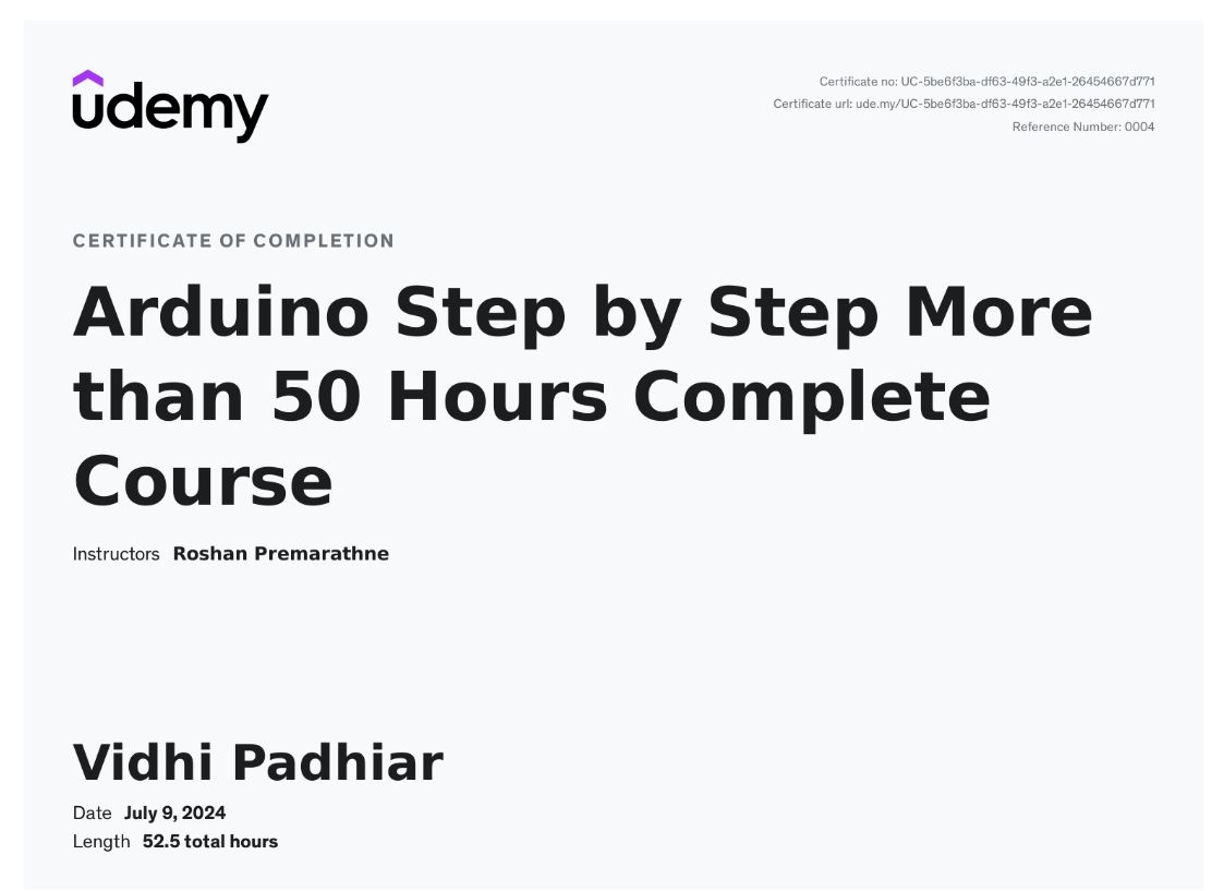 Vidhi Padhiar on LinkedIn: #arduino #embeddedsystems #iot #robotics # ... Vidhi Padhiar on LinkedIn: #arduino #embeddedsystems #iot #robotics # ...