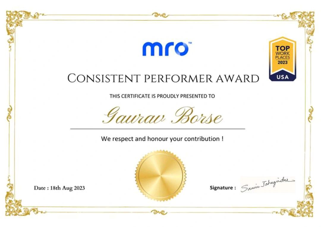 Gaurav Borse on LinkedIn: #mro #awardrecognition | 21 comments Gaurav Borse on LinkedIn: #mro #awardrecognition | 21 comments