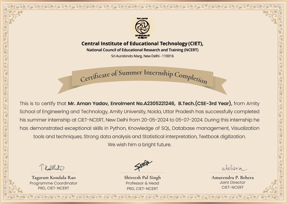 Aman Yadav on LinkedIn: #dataanalysis #python #sql #databasemanagement ... Aman Yadav on LinkedIn: #dataanalysis #python #sql #databasemanagement ...