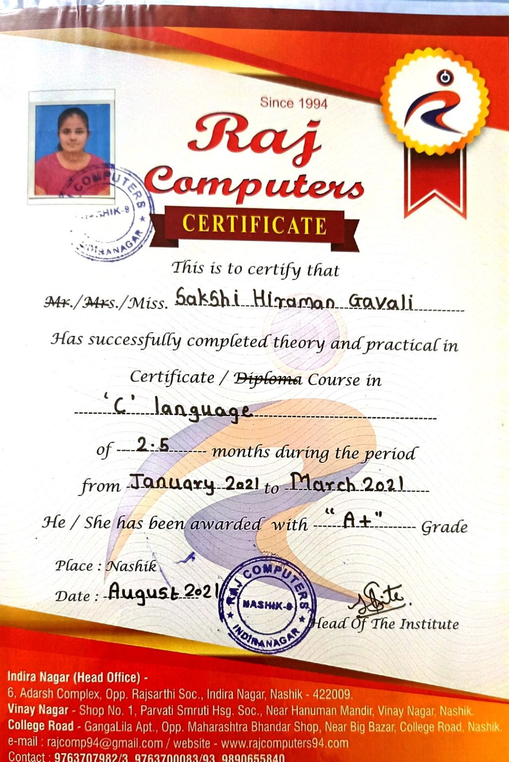 Sakshi Gavali on LinkedIn: #cprogramming #codingskills # ... Sakshi Gavali on LinkedIn: #cprogramming #codingskills # ...