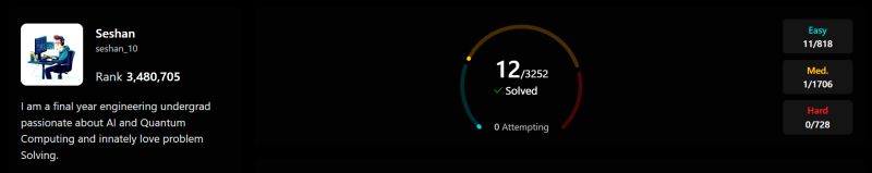 Seshan Saravanan on LinkedIn: #thinkai #dsamarathon #leetcode # ... Seshan Saravanan on LinkedIn: #thinkai #dsamarathon #leetcode # ...