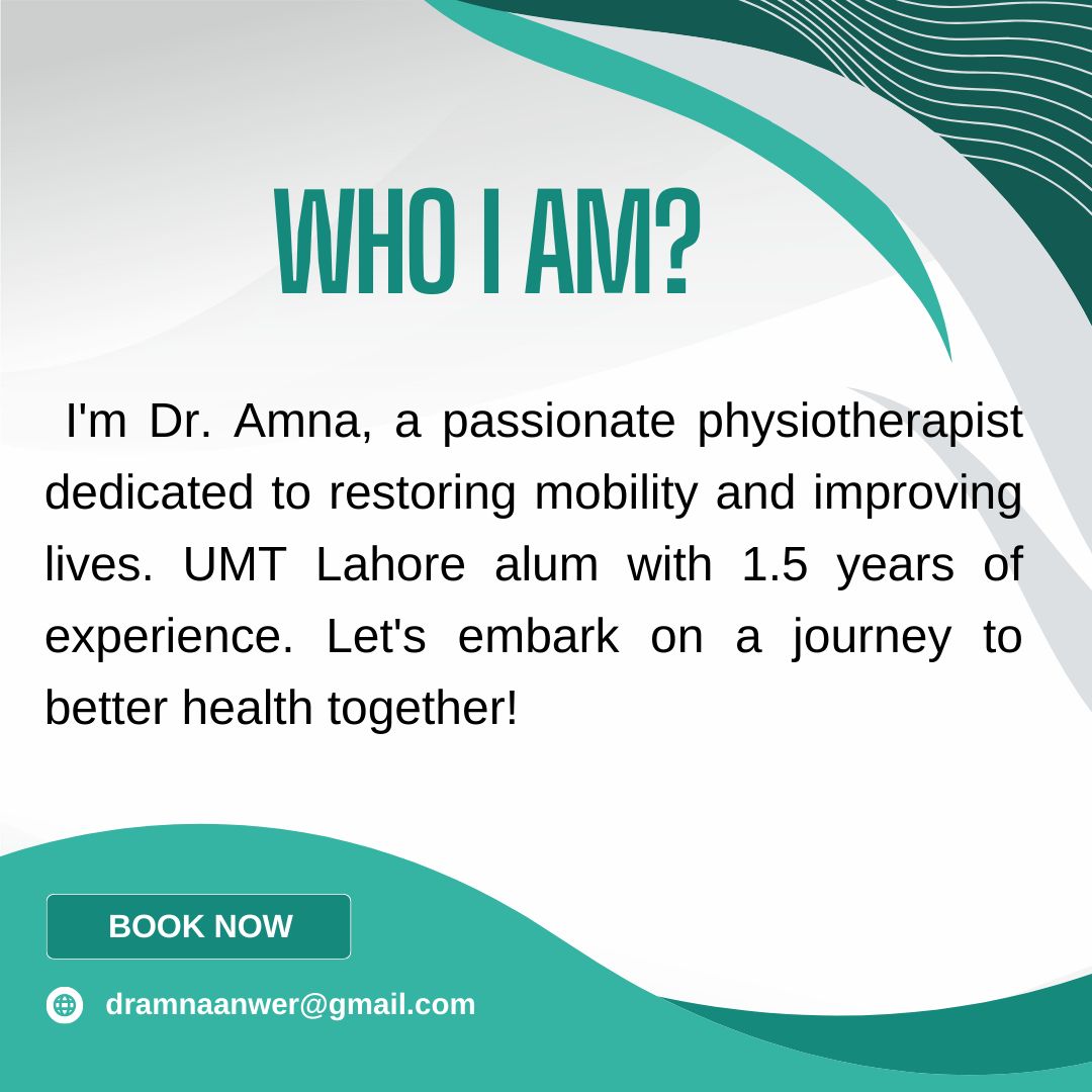 DR AMNA ANWAR ....... on LinkedIn: #physiotherapy #healthcare # ... DR AMNA ANWAR ....... on LinkedIn: #physiotherapy #healthcare # ...