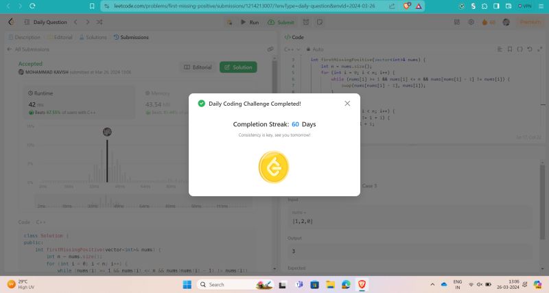 MOHAMMAD KAVISH on LinkedIn: #leetcode #codingstreak #gratitude # ... MOHAMMAD KAVISH on LinkedIn: #leetcode #codingstreak #gratitude # ...