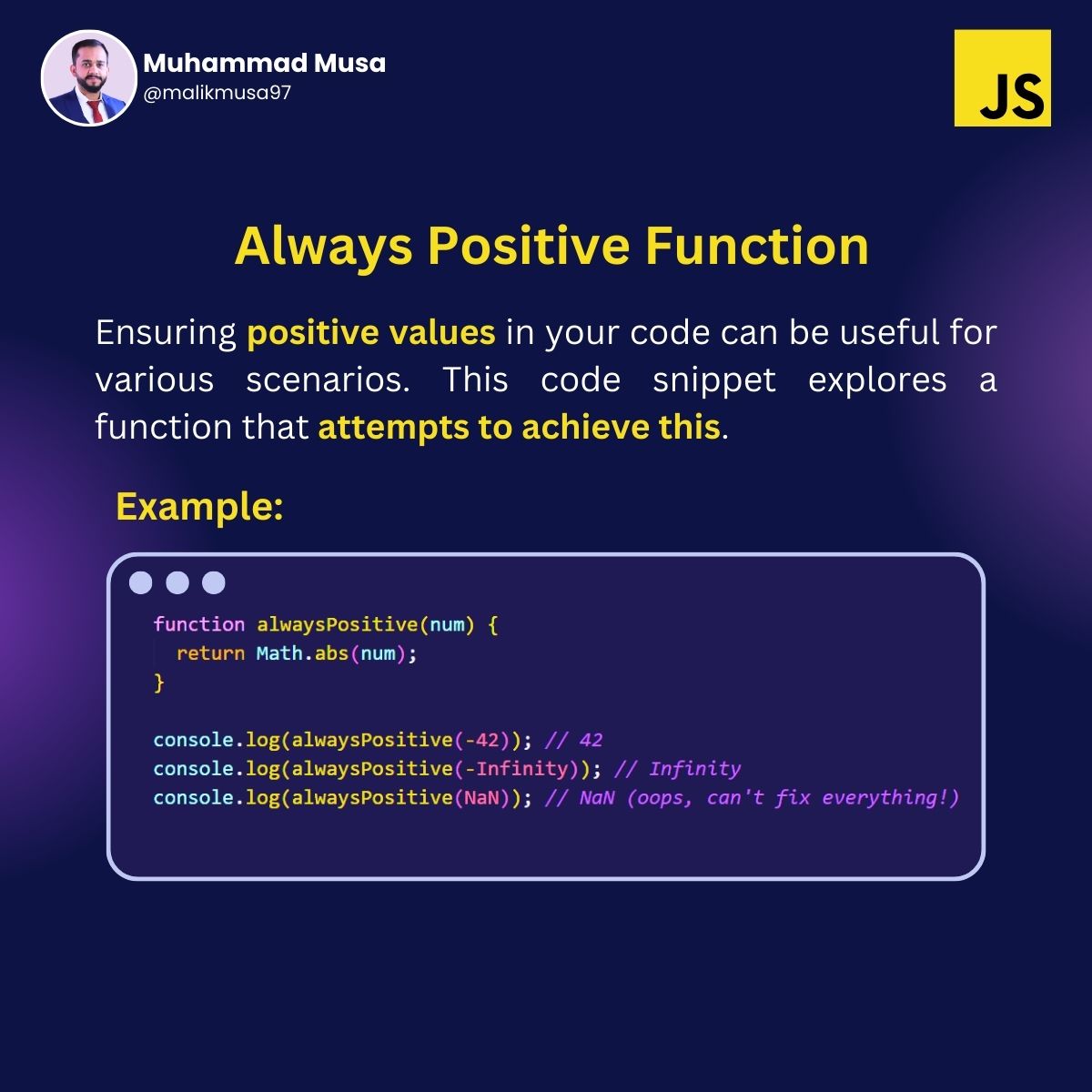 Muhammad Musa Khan on LinkedIn: #reactjs #nodejs #javascript #math # ... Muhammad Musa Khan on LinkedIn: #reactjs #nodejs #javascript #math # ...