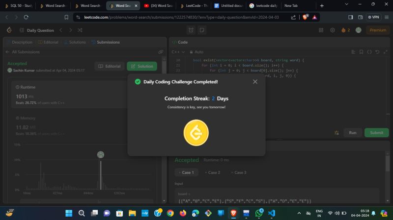 Sachin Kumar on LinkedIn: #100daysofcode #100daysofcodechallenge #dsa Sachin Kumar on LinkedIn: #100daysofcode #100daysofcodechallenge #dsa
