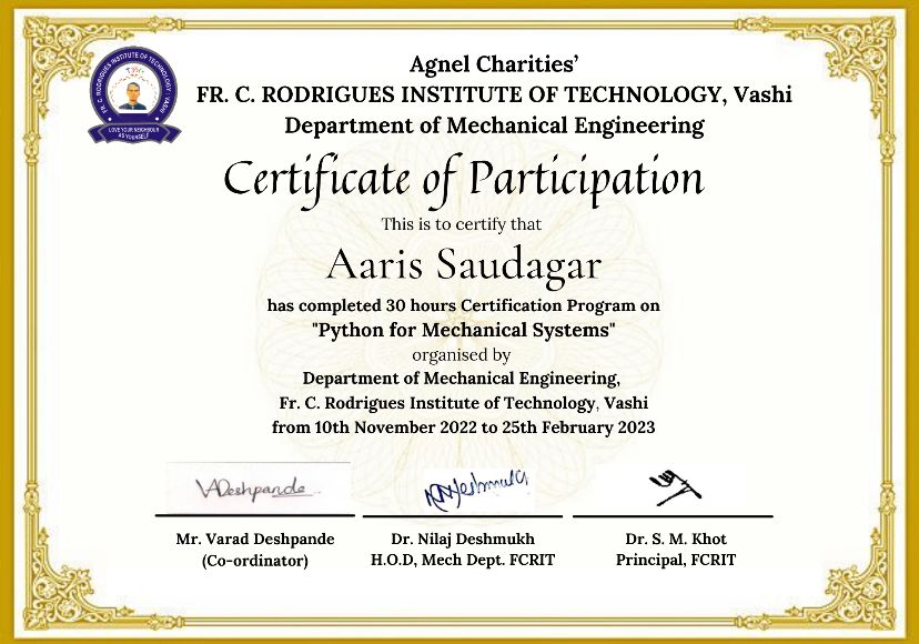 Aaris Saudagar on LinkedIn: #python #share Aaris Saudagar on LinkedIn: #python #share