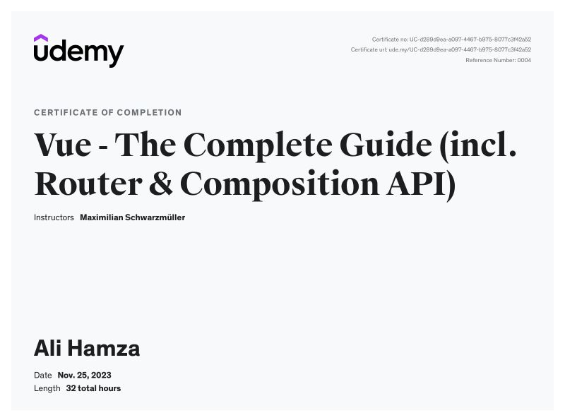 Ali Hamza on LinkedIn: #vuejs #webdevelopment #alwayslearning Ali Hamza on LinkedIn: #vuejs #webdevelopment #alwayslearning