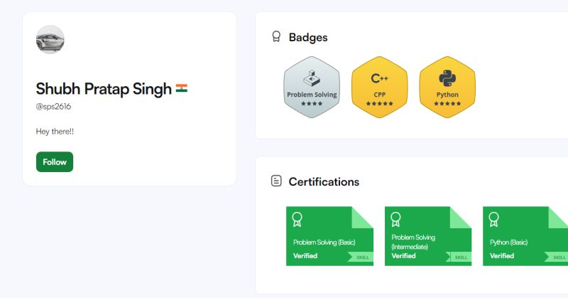 Shubh Pratap Singh on LinkedIn: #programming #python #c #problemsolving ... Shubh Pratap Singh on LinkedIn: #programming #python #c #problemsolving ...