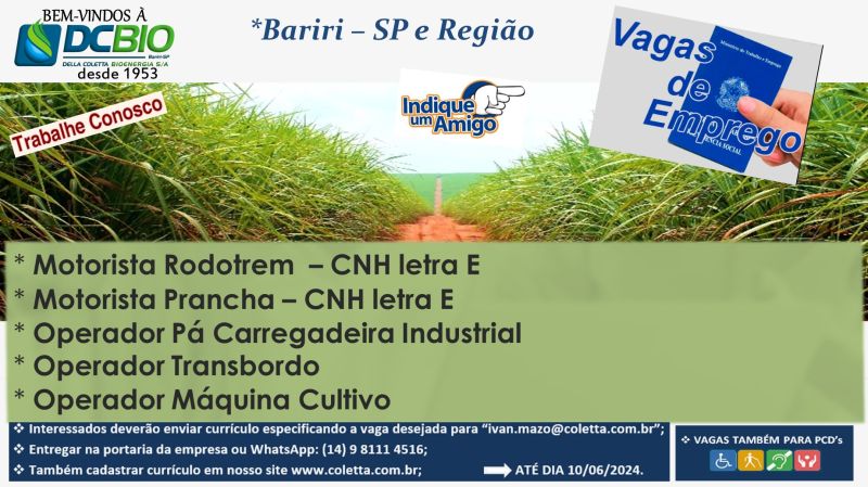 Della Coletta Bioenergia S/A posted on LinkedIn Della Coletta Bioenergia S/A posted on LinkedIn